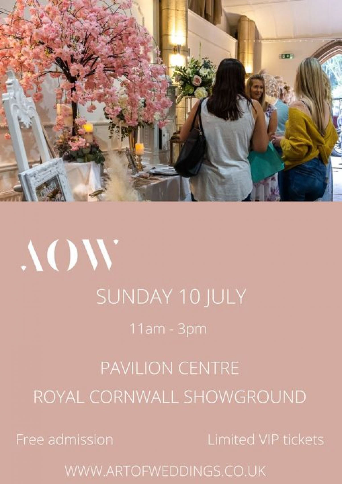 Art of Weddings Show at Royal Cornwall Showground