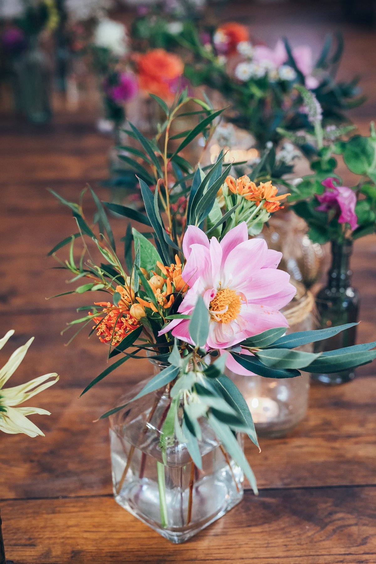 Wedding styling: bright boho