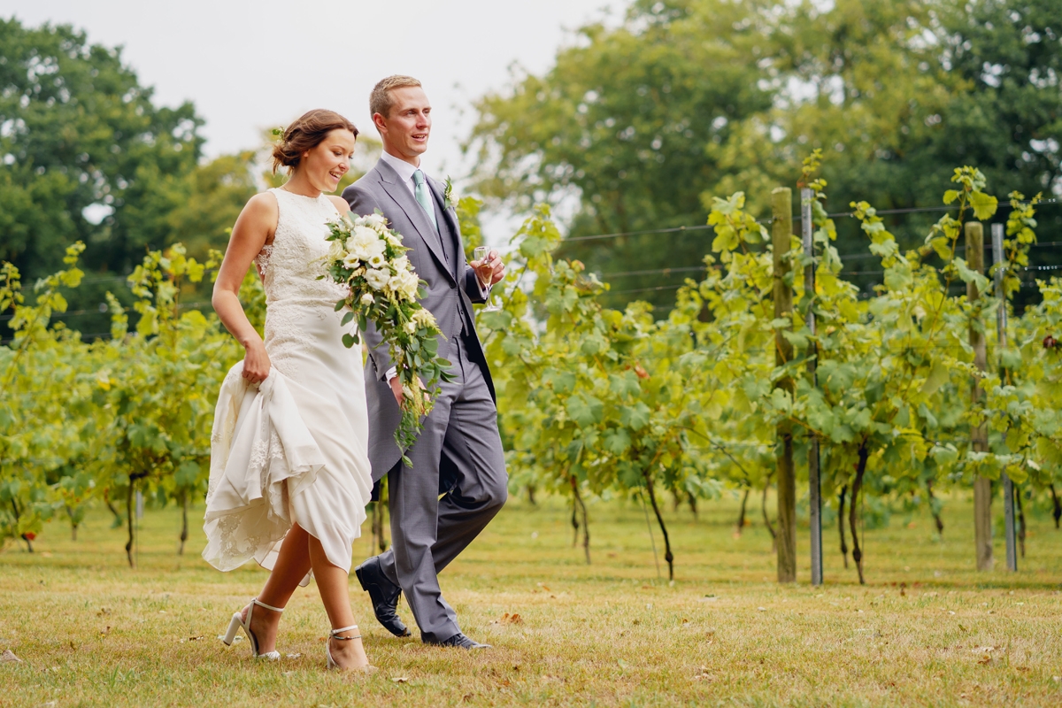 Green and Pleasant, Wedding at Froginwell Vineyard, Devon